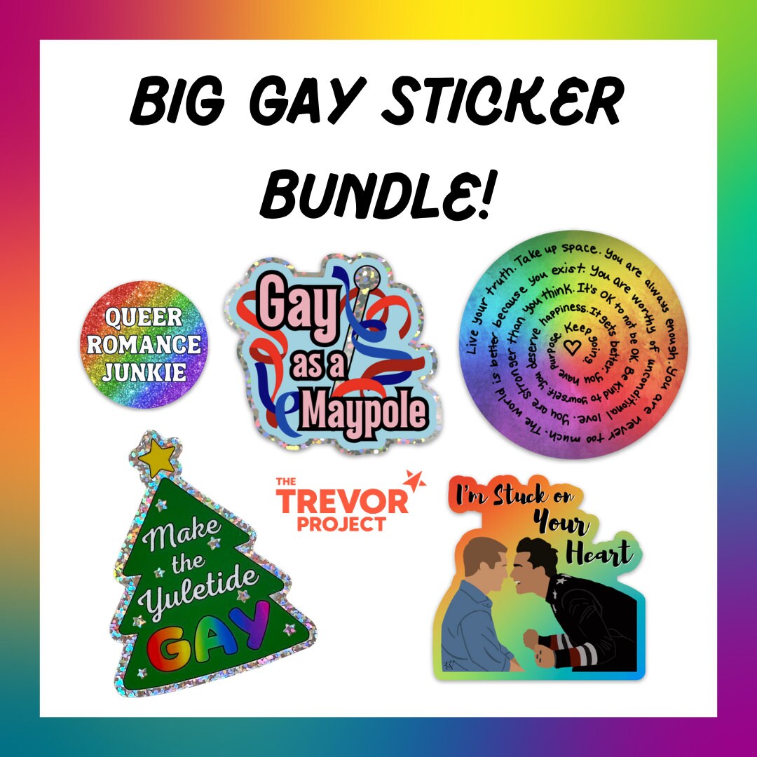 Big Gay Sticker Bundle Pride Month Fundraiser - Etsy