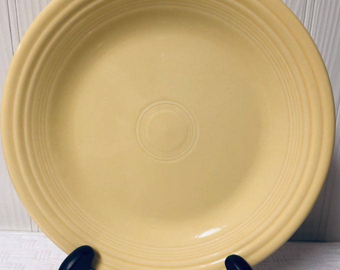 Retired Fiesta Pastel Yellow 10” Dinner Plate Fiestaware 1997 - Etsy