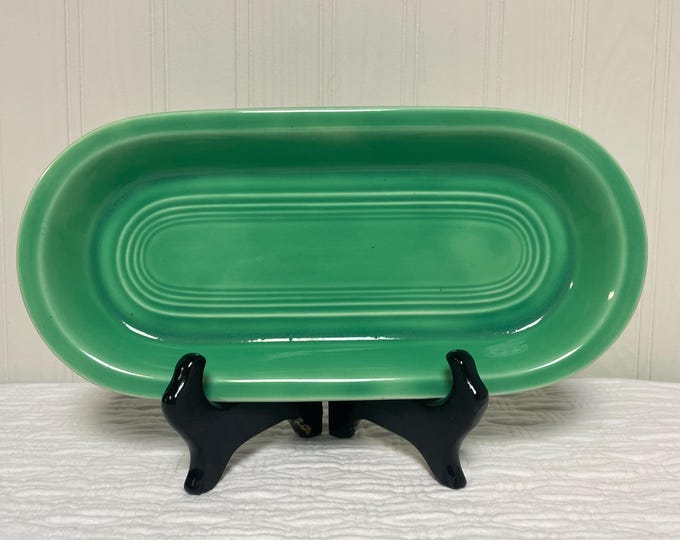 Vintage Fiestaware Original Green Relish / Utility / Celery Tray or ...