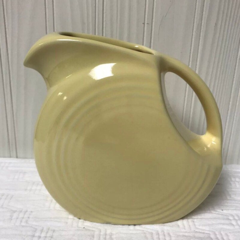 Small Yellow Pitcher - Etsy