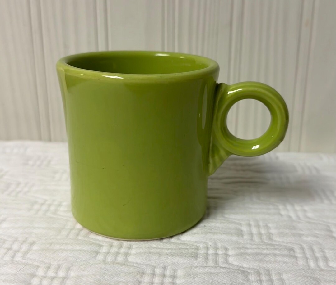 Vintage Fiesta Ware Chartreuse Green Tom & Jerry Coffee Cup Mug ...