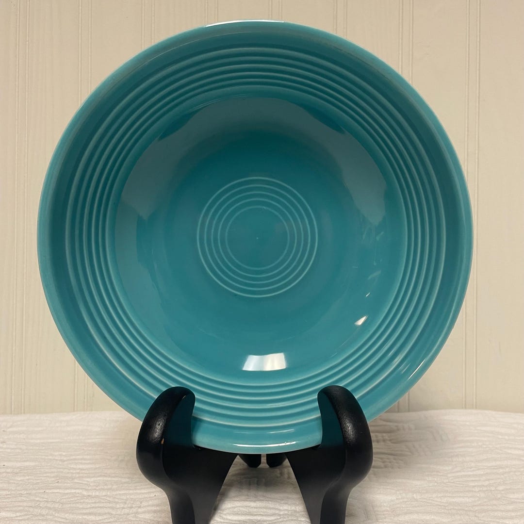 Vintage Fiestaware Turquoise Blue Individual Salad Bowl Fiesta Ware - Etsy
