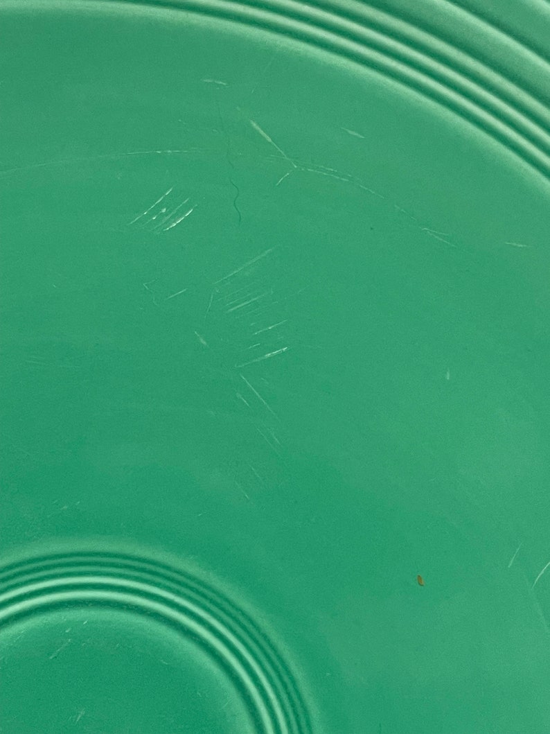 Vintage Fiestaware Original Green 15” Chop Plate or Platter Fiesta Ware ...