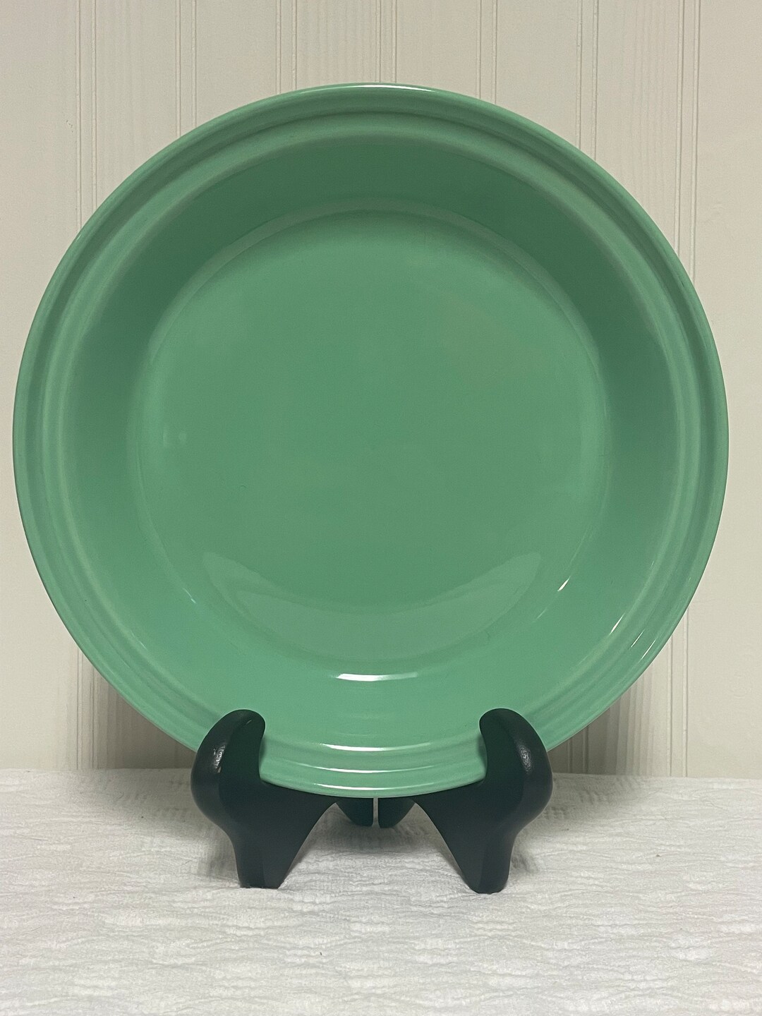 Fiestaware Seamist Sea Mist Green Deep Dish Pie Pan Retired Fiesta Ware ...