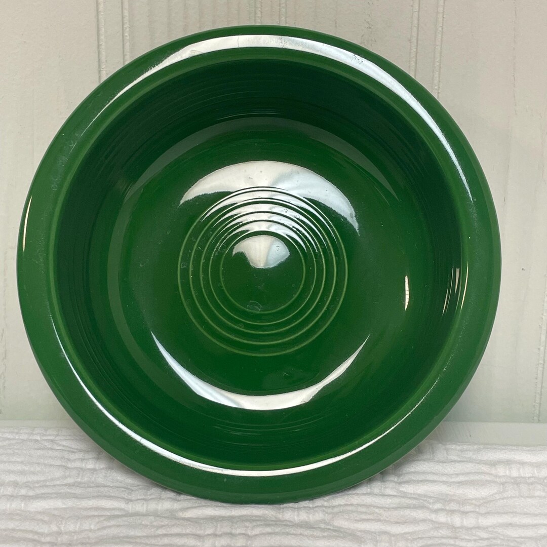 Vintage Fiestaware 5 1/2 Fruit / Cereal Bowl Forest Green Old Fiesta ...