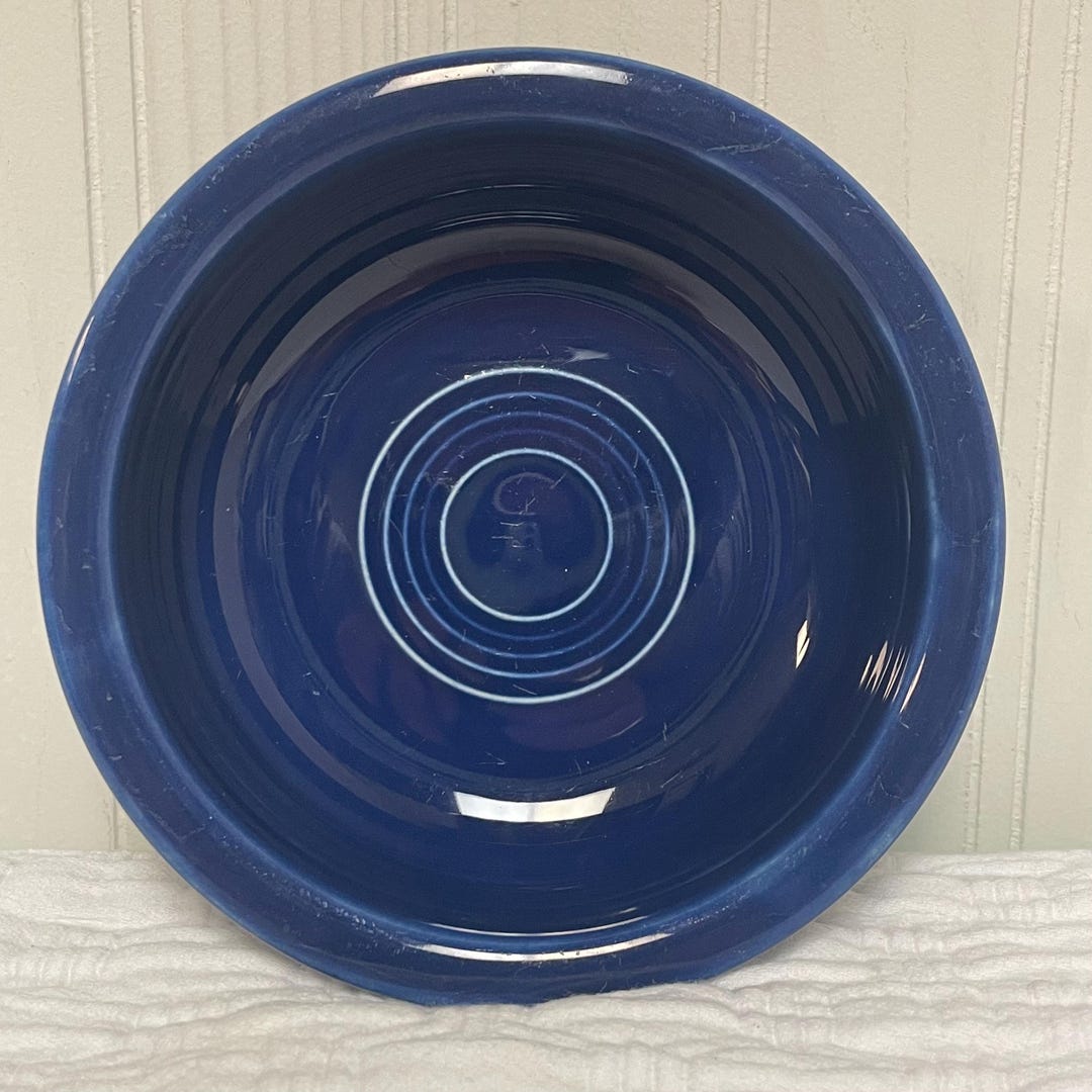 Vintage Fiestaware Blue cobalt Fruit Bowl Fiesta Ware 5 1/2 - Etsy