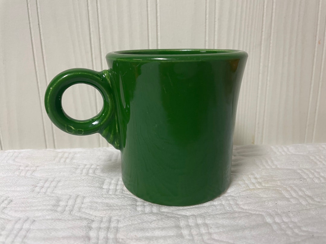 Vintage Fiesta Ware Forest Green Tom & Jerry Coffee Cup Mug Fiestaware ...
