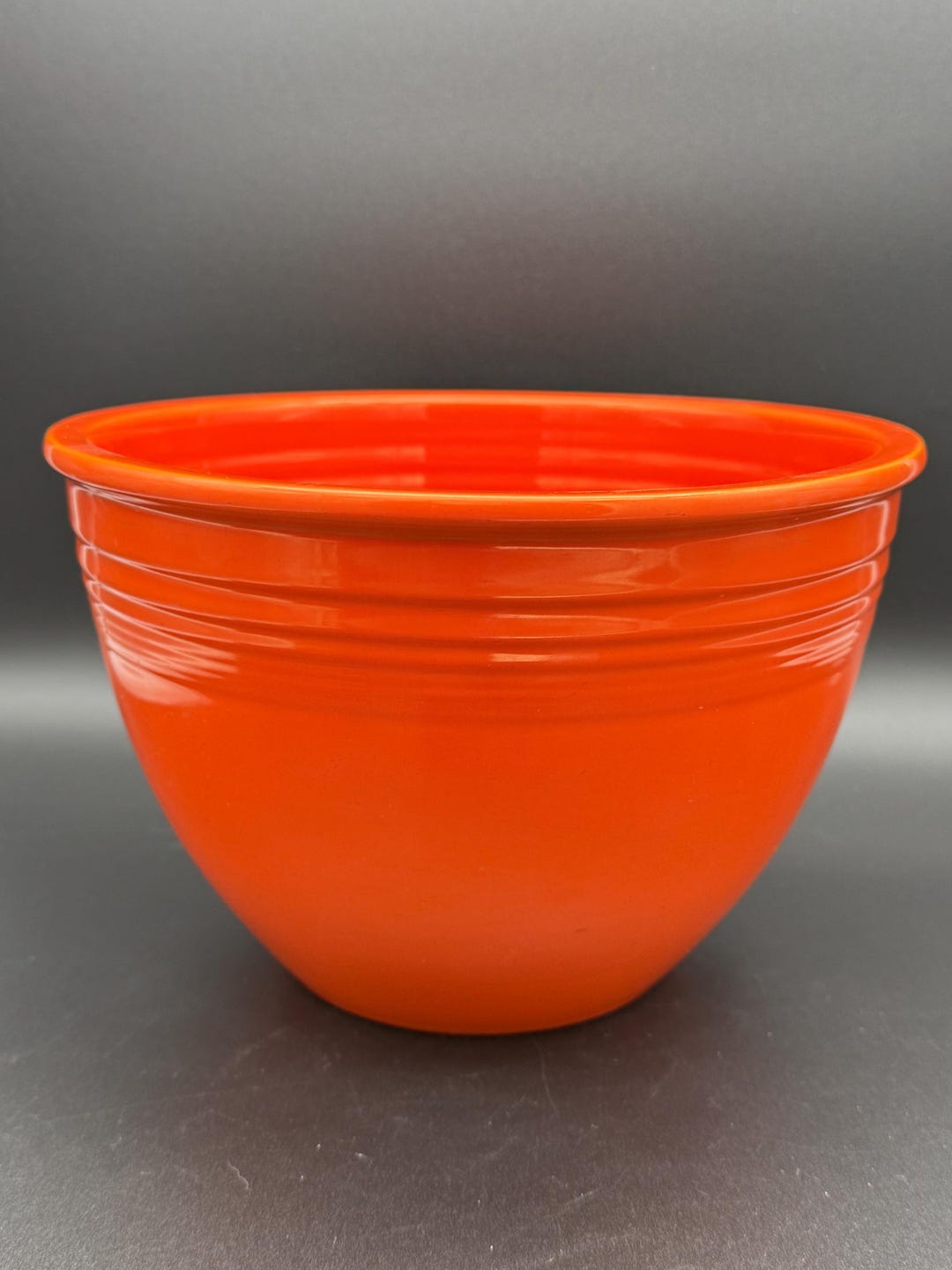 Vintage Fiesta Ware “red” #5 Mixing or Nesting Bowl Fiestaware Old (not ...