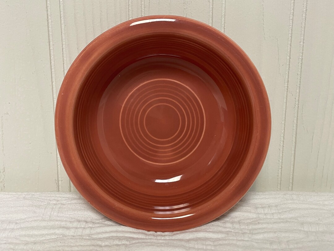 Vintage Fiestaware Rose Pink Fruit Bowl Fiesta 4 3/4 1950's HLC Color ...