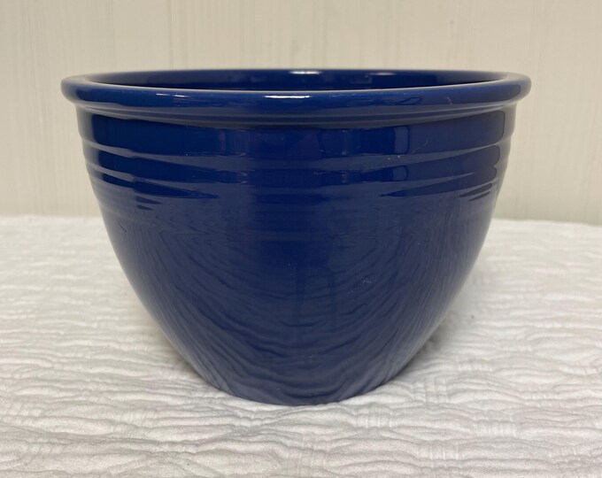 Vintage Fiesta Ware Original Blue Nesting or Mixing Bowl #3 of 7 ...