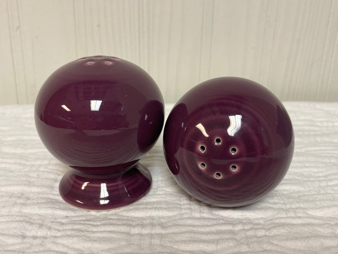 Fiesta Ware Retired Salt and Pepper Shaker Set Heather Purple ...