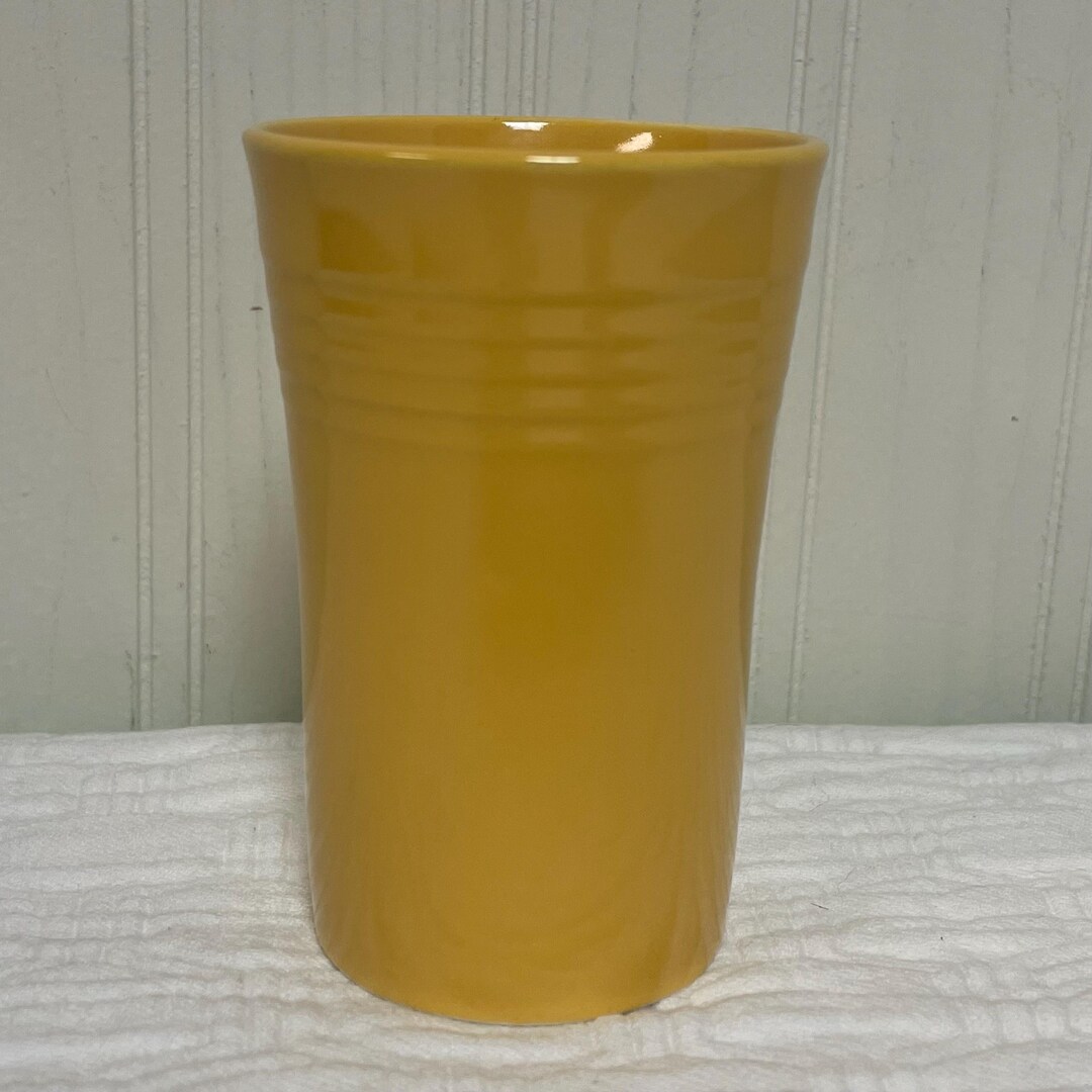 Vintage Fiesta Ware Original Yellow Juice Tumbler Fiestaware 3 1/2 ...