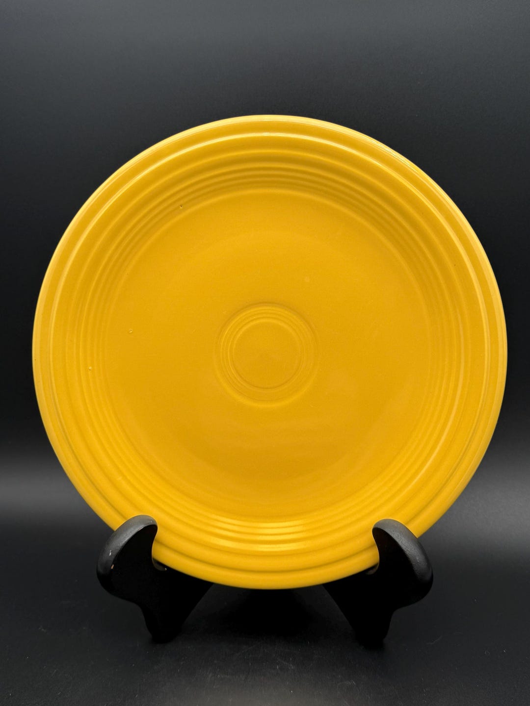 Vintage Fiestaware 9.5" Luncheon Plate Original Yellow Fiesta Ware ...