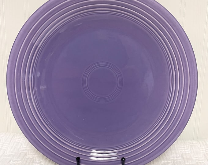 Fiestaware Lilac Purple Chop Platter Serving Plate 11 3/4” Post 1986 - Etsy