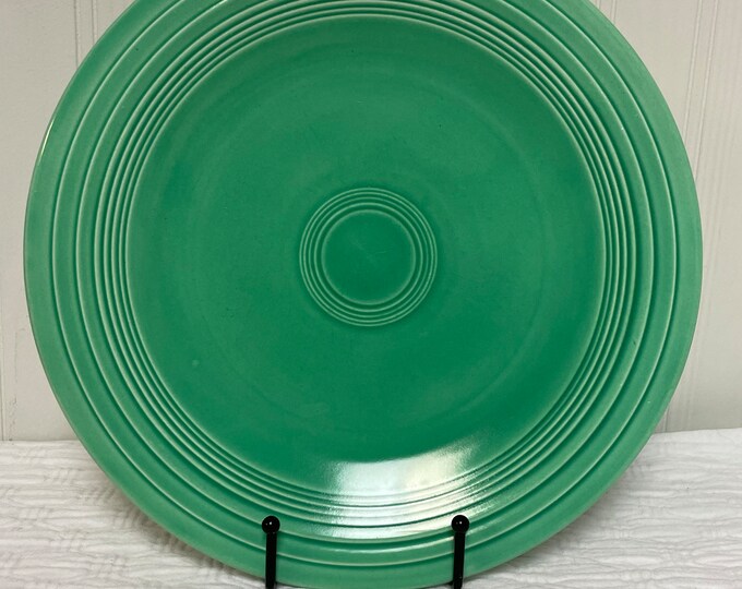 Vintage Fiesta Ware Original Green Dinner Plate 10 1/2 Fiestaware ...