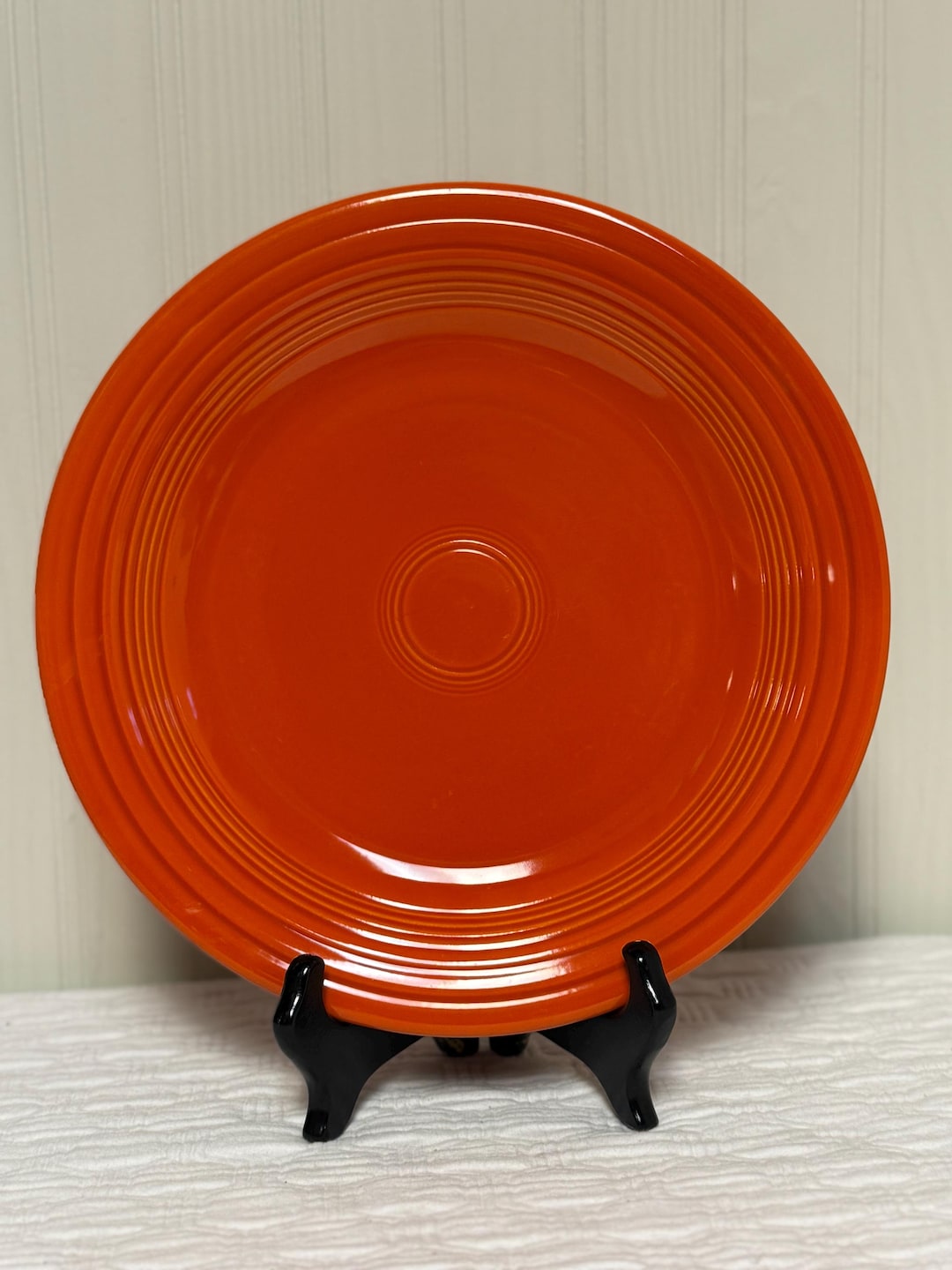 Vintage Fiesta Ware Radioactive Red Dinner Plate 10 1/4" Fiestaware ...
