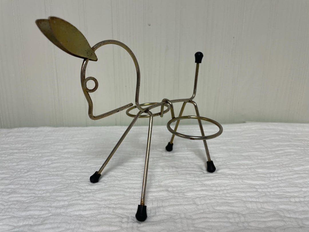Vintage Wire Donkey Harlequin / Tupperware Salt and Pepper Shaker ...