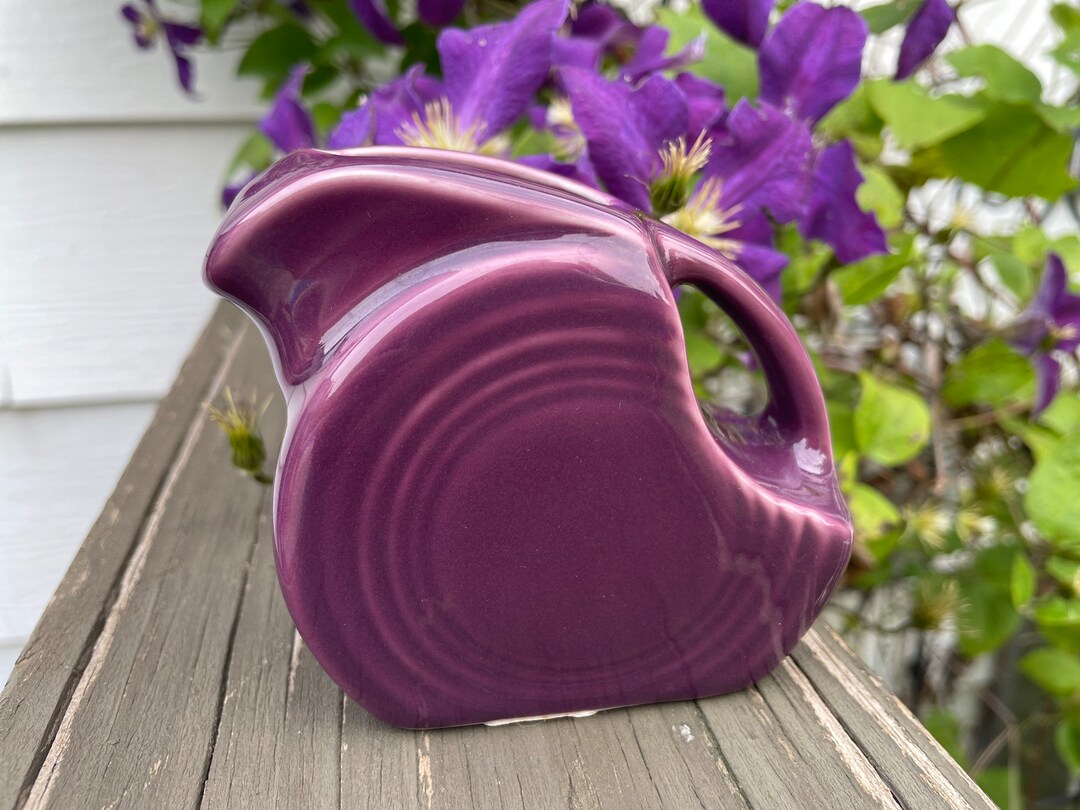 Fiesta Ware Retired Heather Purple Mini Disk Pitcher or Creamer ...