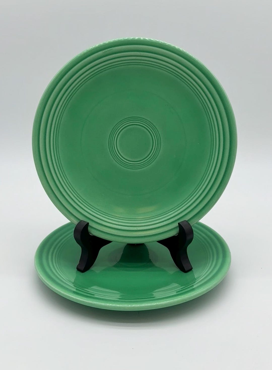 Vintage Fiesta Ware Original Green 6" Bread and Butter Plates ...