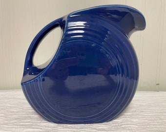 Cobalt Blue Fiestaware Pitcher - Etsy