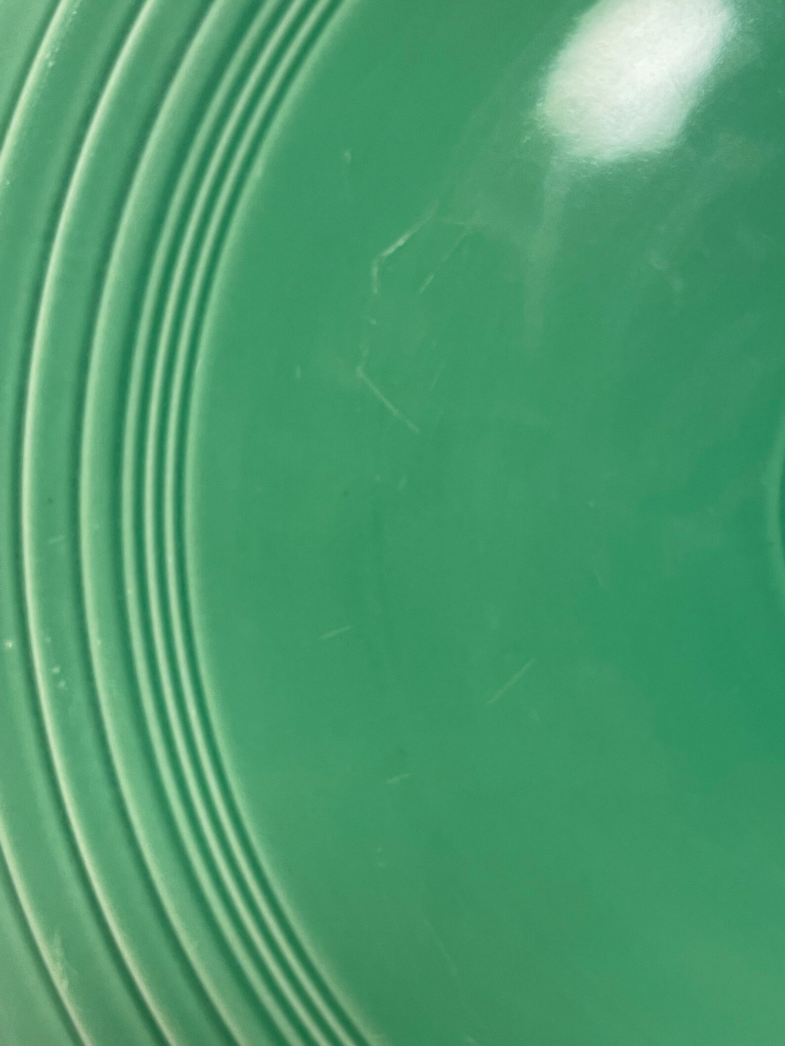 Vintage Fiestaware Original Green 15” Chop Plate or Platter Fiesta Ware ...