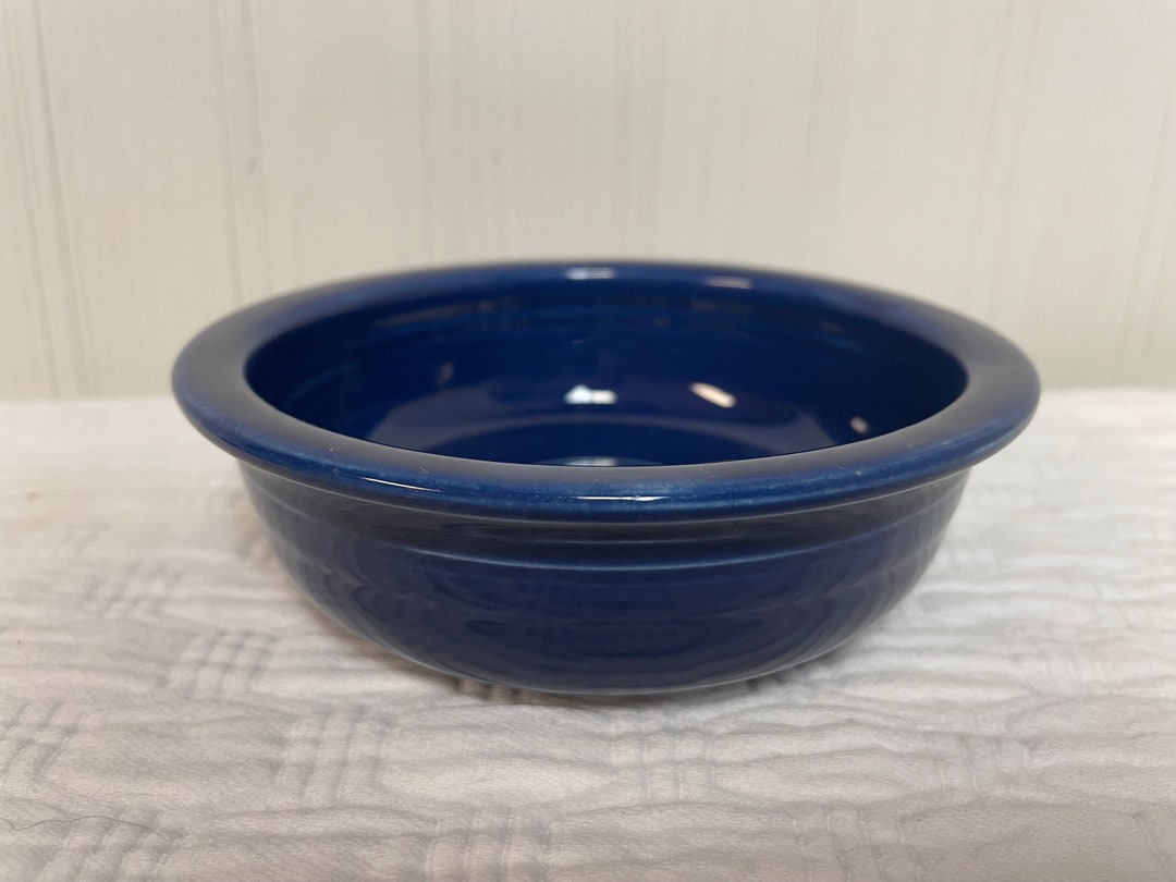 Vintage Fiestaware Blue cobalt Fruit Bowl Fiesta Ware 5 1/2 - Etsy