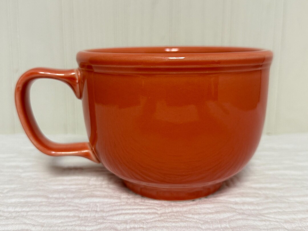 Fiesta Mate - Persimmon - Fiestaware Post 1986 18 Oz. Jumbo Mug - Etsy