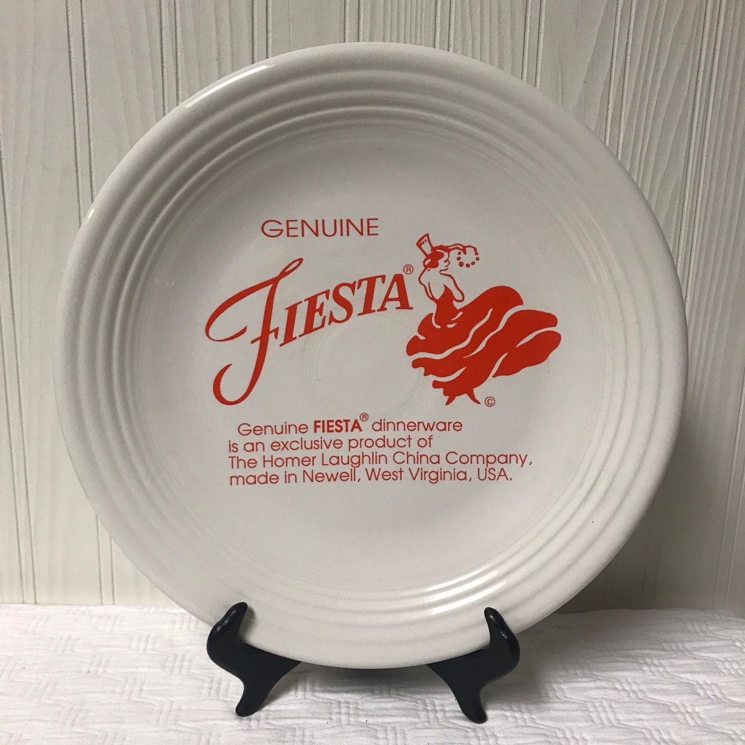 Fiestaware Signature Chop Platter Serving Plate Fiesta Ware White With ...