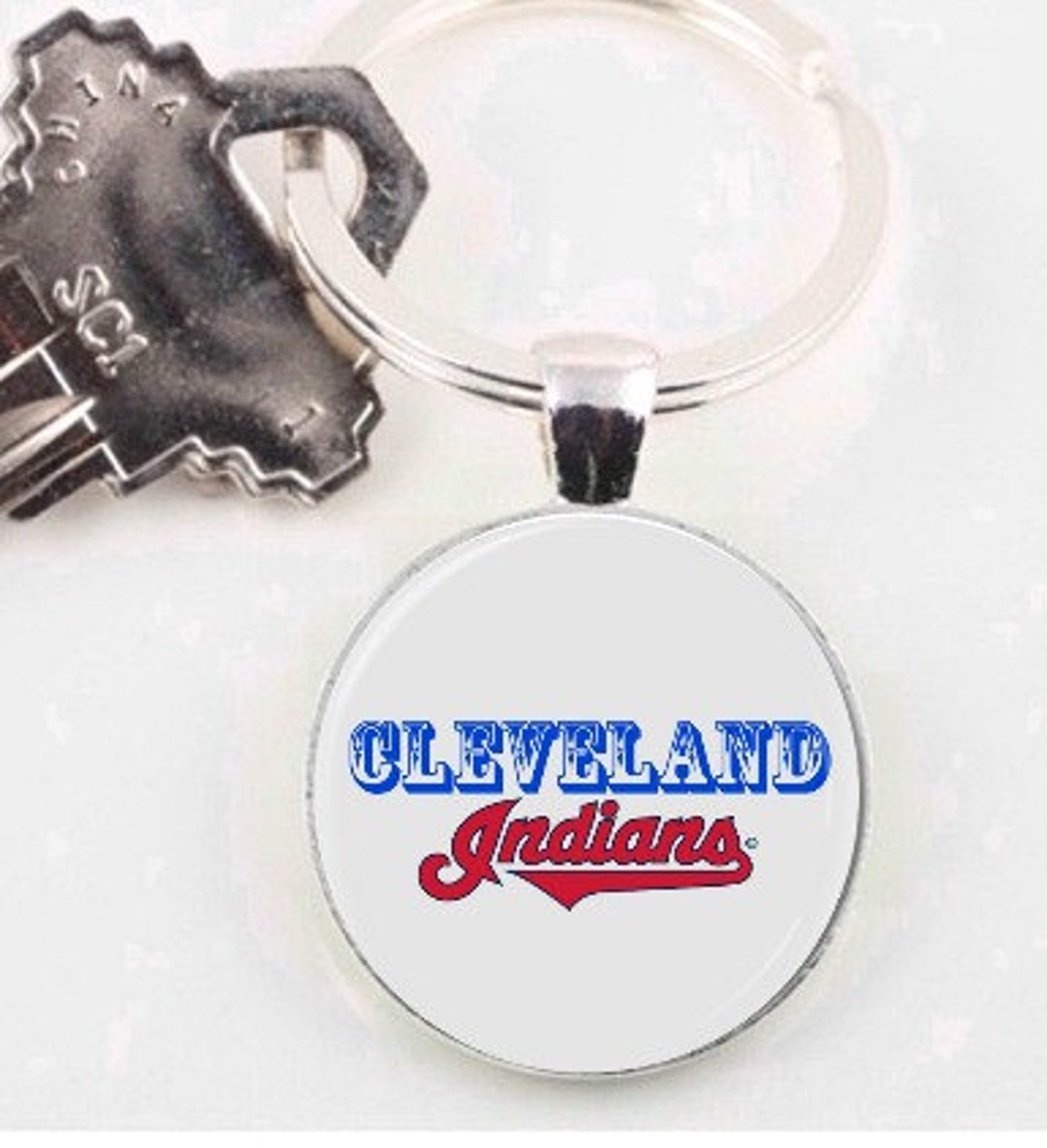 Pendant/key Chain/bookmark/necklace Cleveland Indians - Etsy