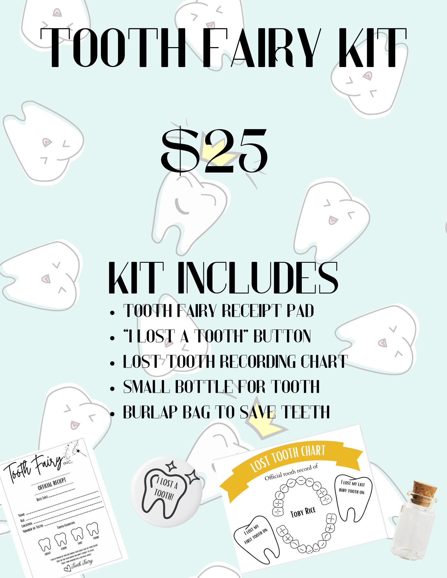 Tooth Fairy Kit - Etsy
