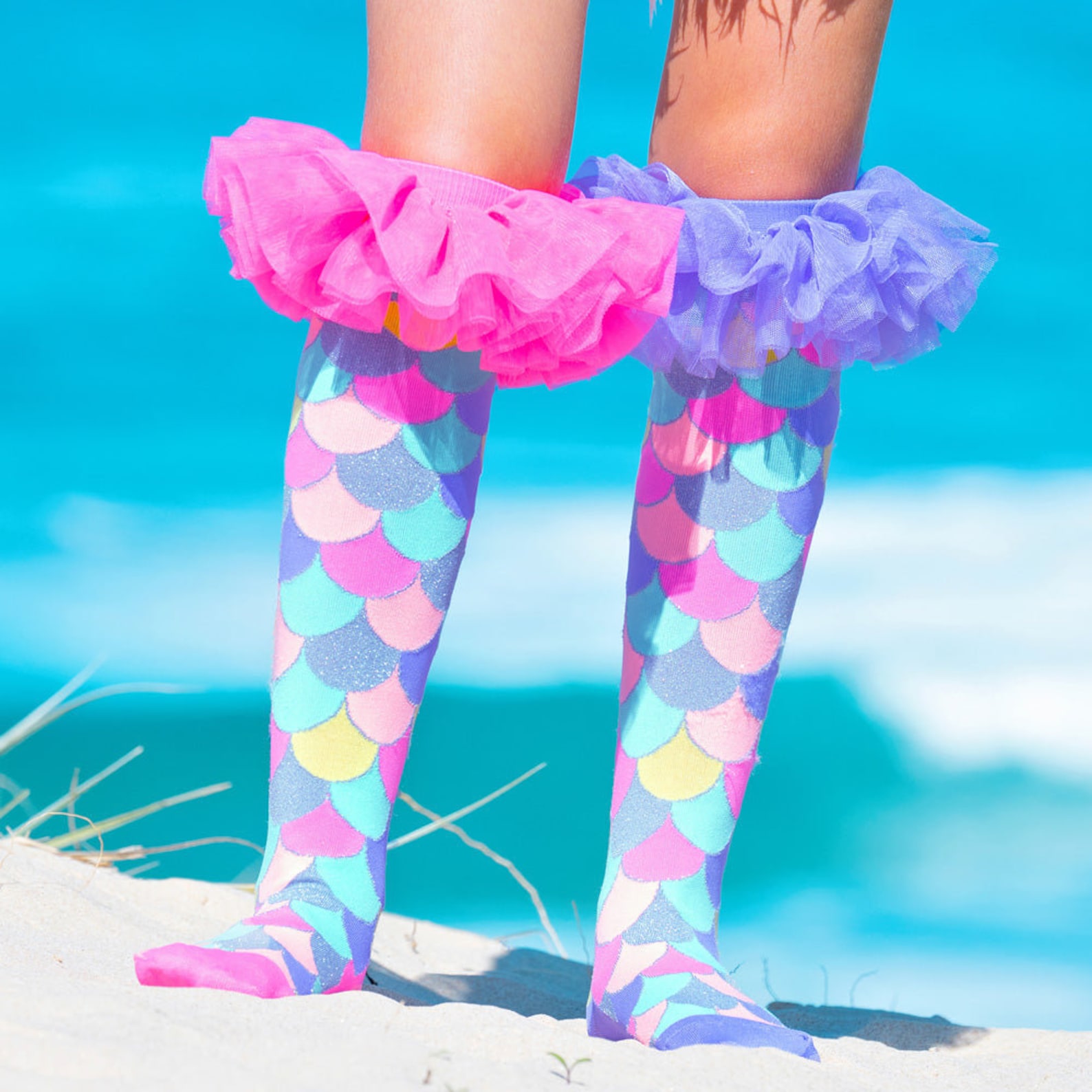 MERMAID FRILLS SOCKS - Etsy