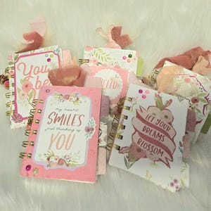 FLORA 2- 3X4 CINCH BOUND Mini Notebook/mini Notebook/junk Journal/index ...