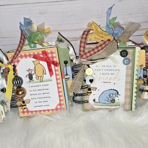 POOH- 3X4 CINCH Bound- Mini Notebook/mini Notebook/junk Journal/index ...