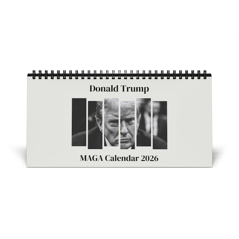 Donald Trump MAGA 2026 Calendar, Trump Supporters Gift, Political Desk ...