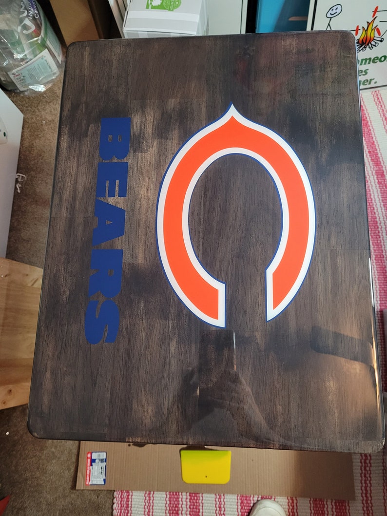 NFL TV Tray - Set of 4 With Stand - Etsy