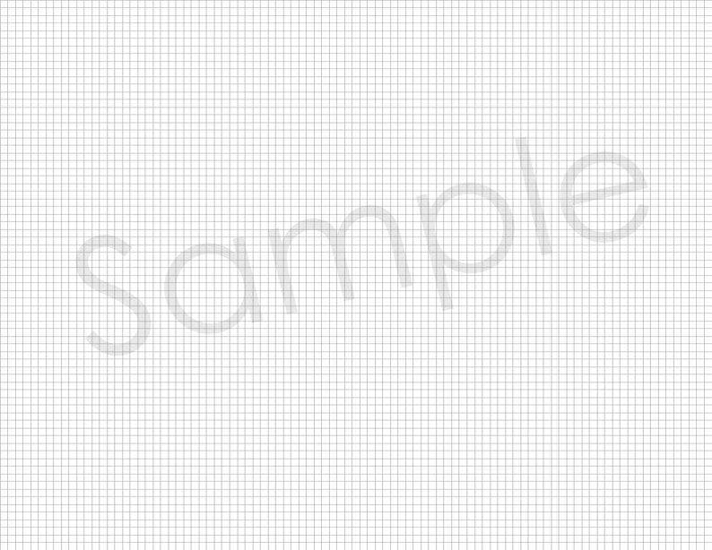 3mm Line Grid/graph Paper - Light, Medium, Dark - PDF Printable - Etsy