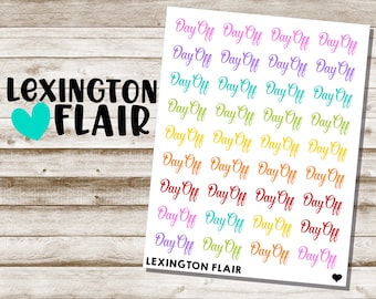 Printable Day off Stickers - Etsy