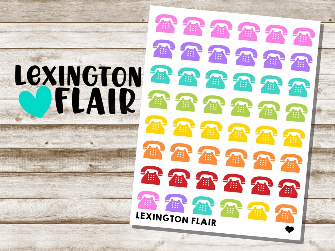 Icons - Phone Icon Planner Stickers* - Etsy