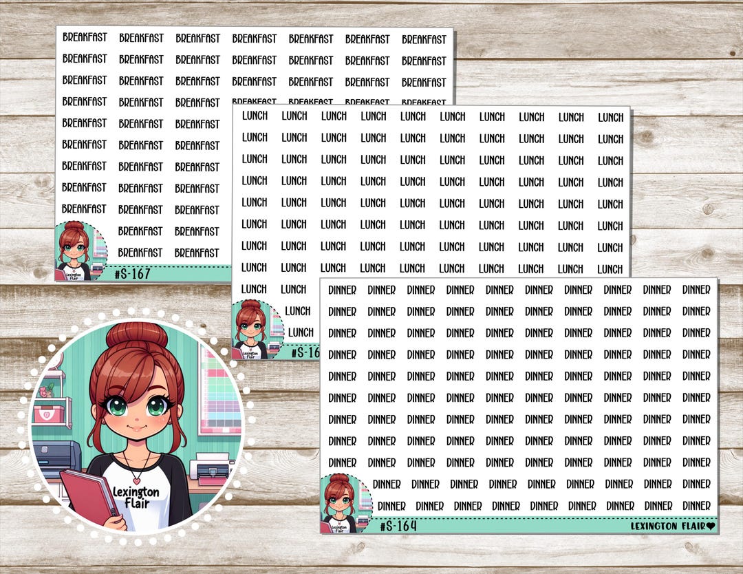 Script Wording - Breakfast - Lunch - Dinner - Meal Plan - Meal Prep ...