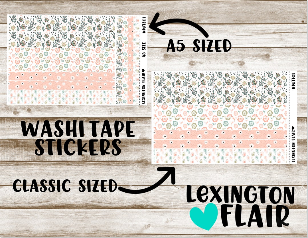 Washi Tape Decorative Border Washi Style Stickers Decorative Peach ...