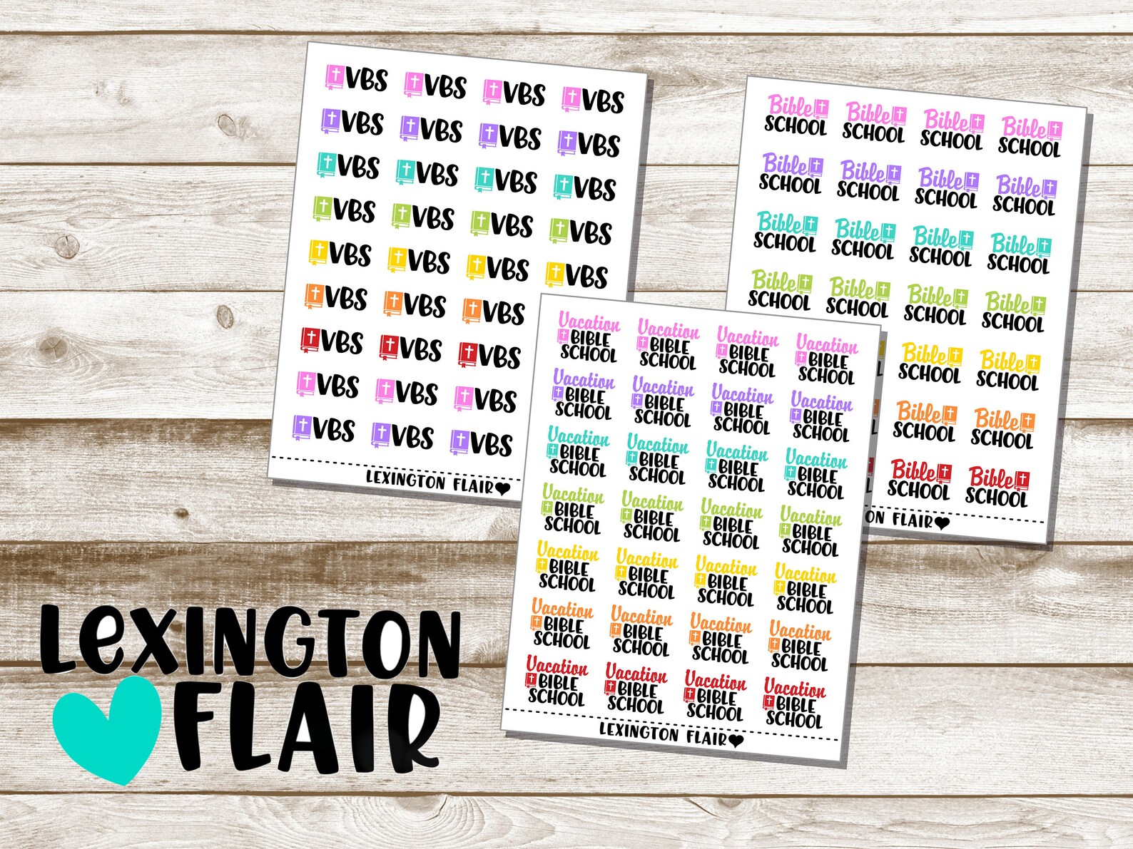 Bible School Vacation Bible School VBS B09 Planner Stickers - Etsy