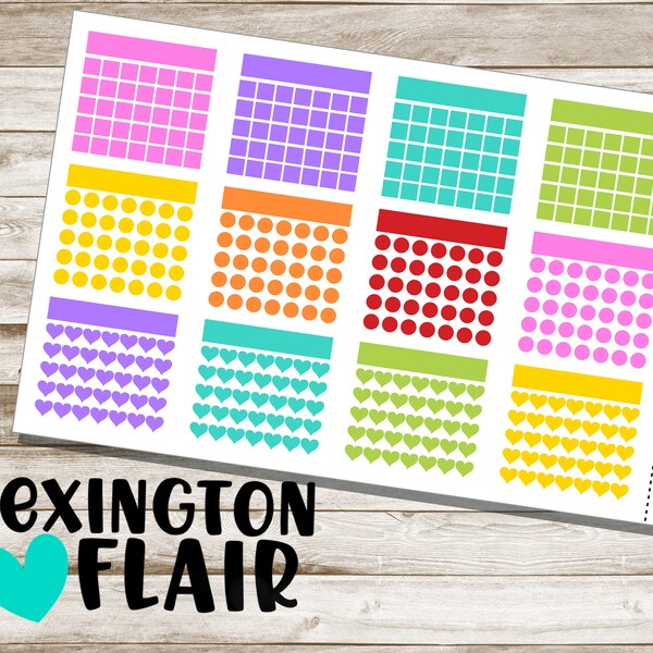 Calendar Stickers - Etsy