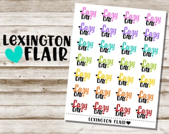 Ensi - Lazy Day Reading Planner Stickers, S0152, Lazy Day Relax ...