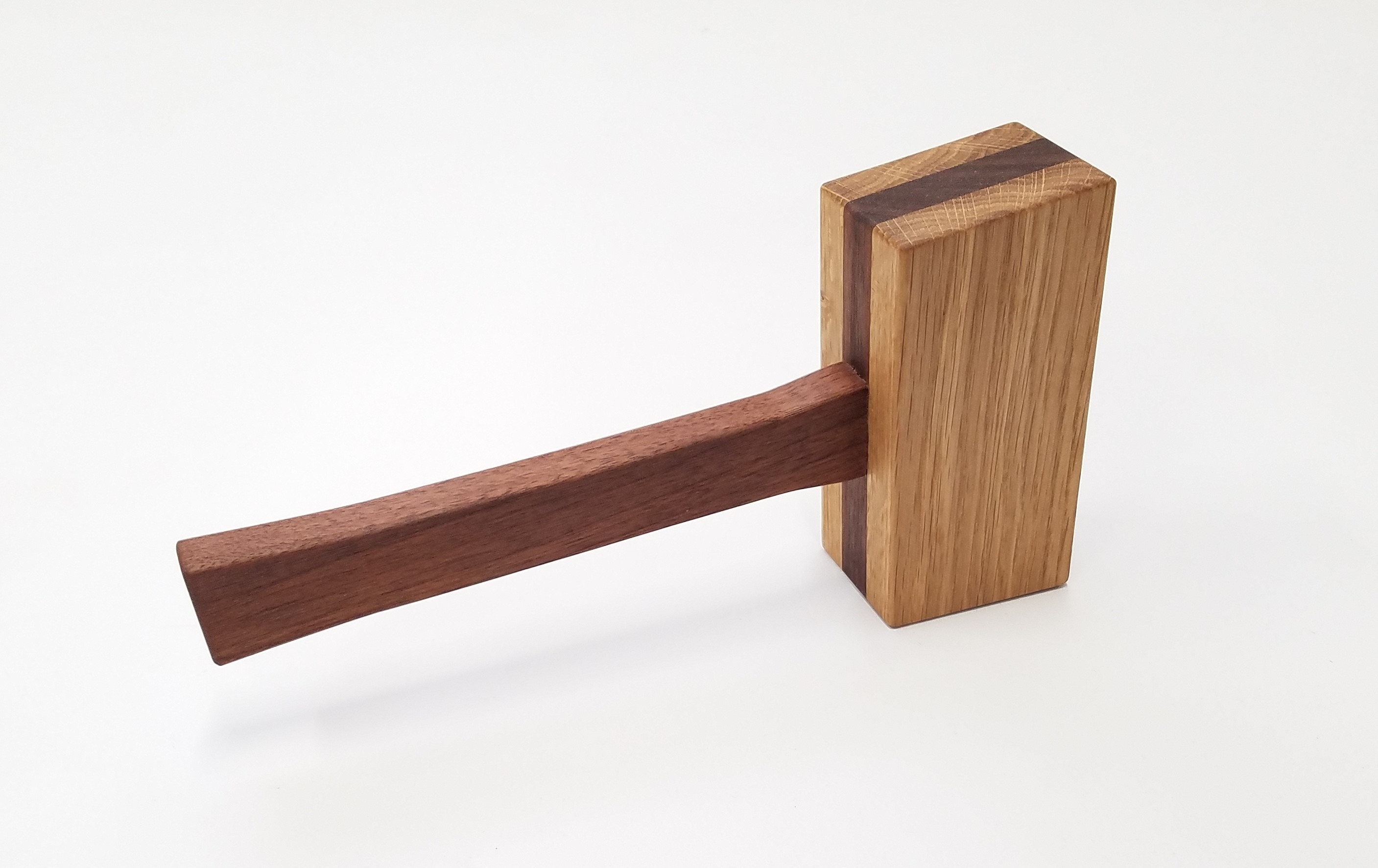 Custom Handcrafted Walnut and Oak Ice Mallet Ice Smasher for Cocktail ...