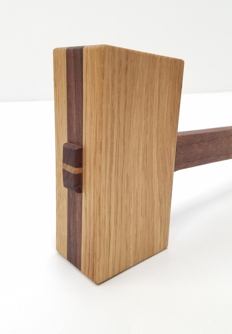 Custom Handcrafted Walnut and Oak Ice Mallet Ice Smasher for Cocktail ...