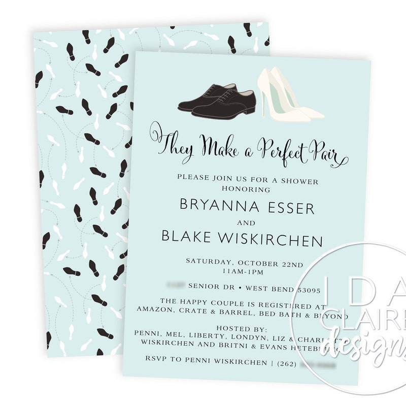 Shoe Invitations - Etsy