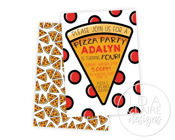 Pizza Party Graphic
