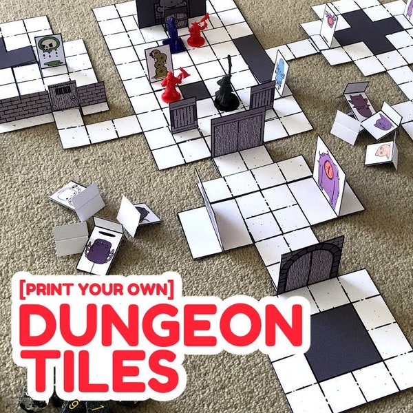 Dungeon Tiles - Etsy