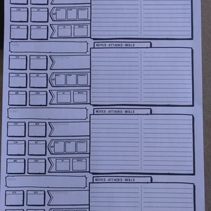 Dungeons & Dragons Companion Sheet [5th Edition Compatible] - Etsy