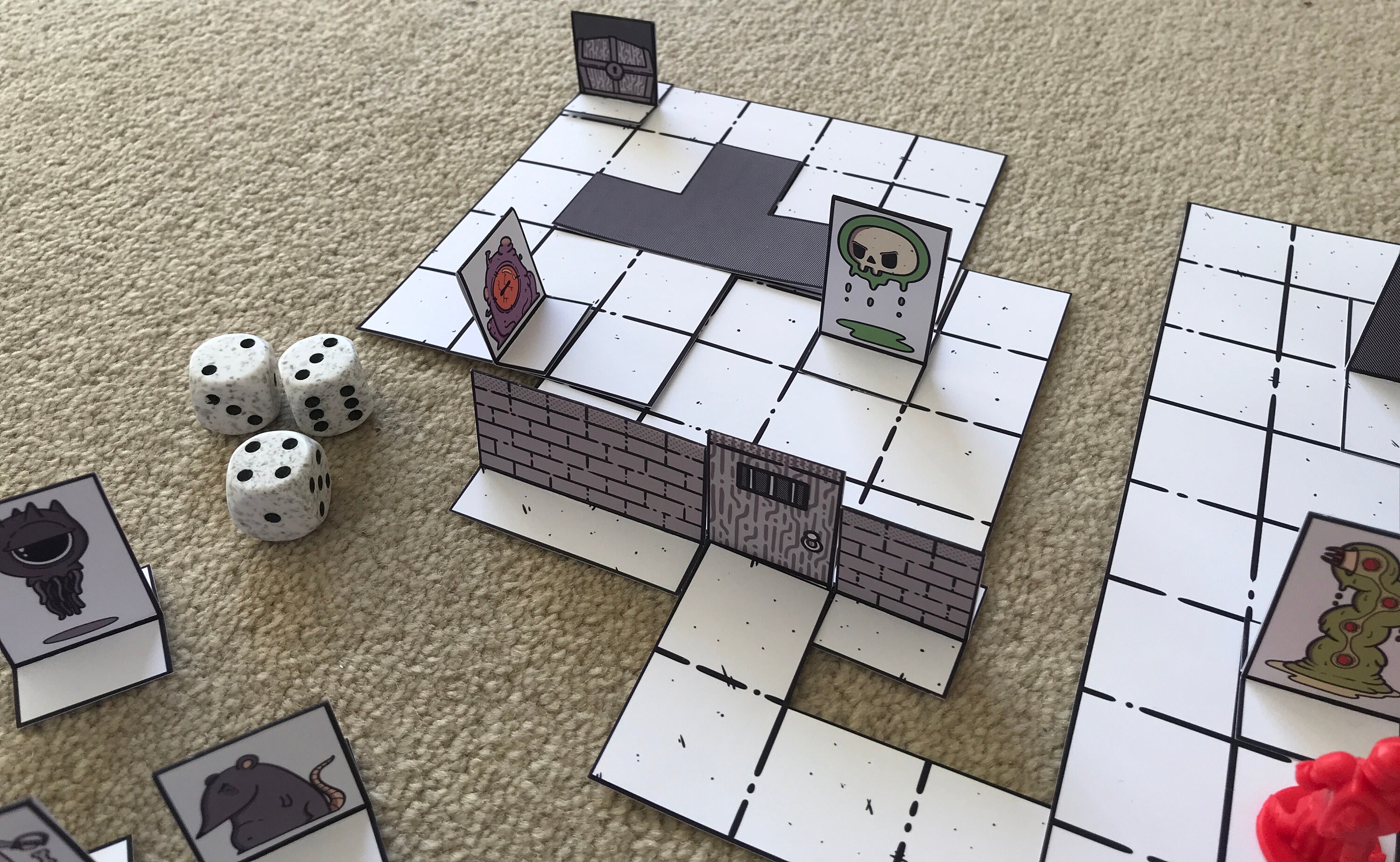 D&D Compatible Dungeon Tiles - Etsy